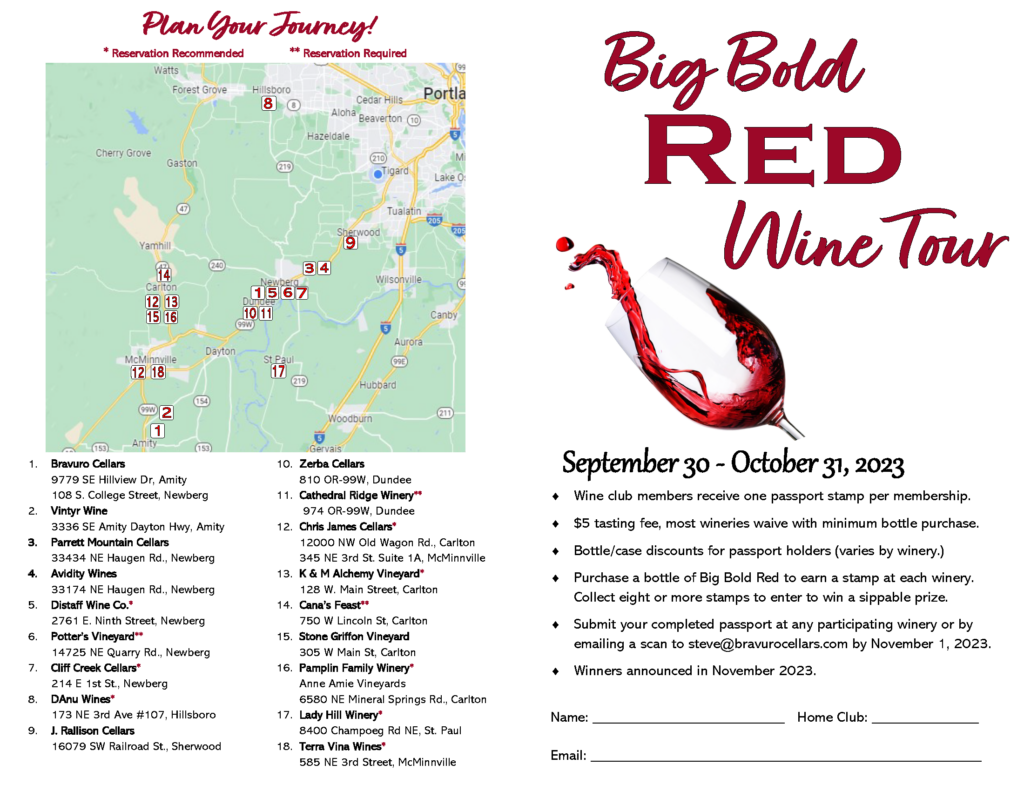 Events – Cathedral Ridge Winery